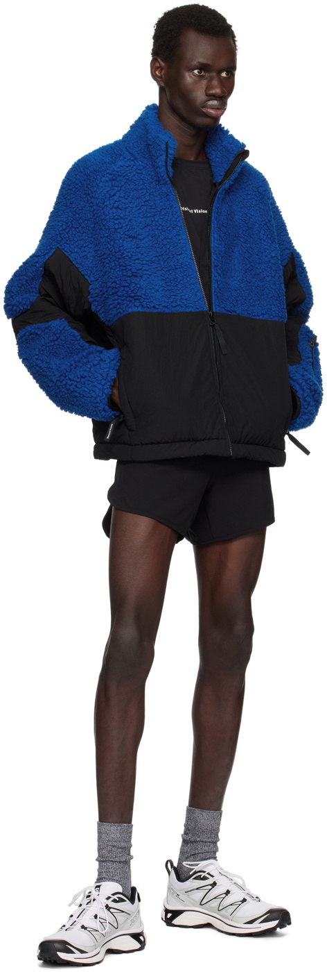 District Vision Blue Heavy Duty Fleece Jacket District Vision