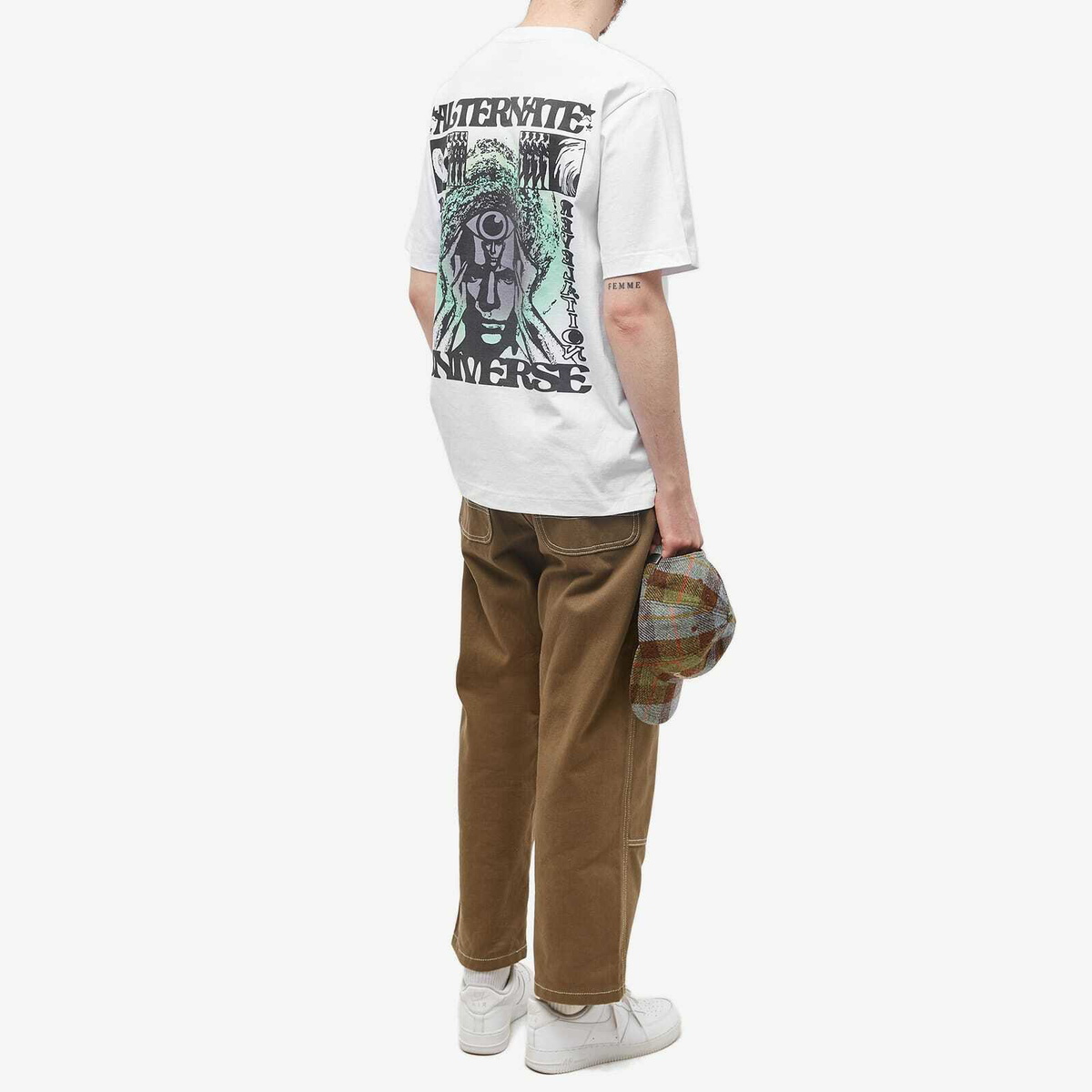 Homework Men's Alt Universe T-Shirt in White Homework