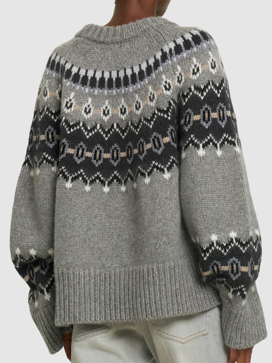 KHAITE - Halo Oversized Cashmere Blend Sweater Khaite