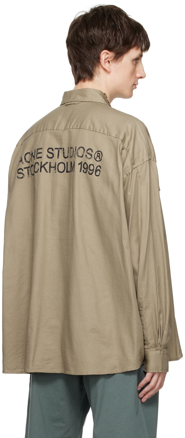 Acne Studios Beige Button-Up Shirt Acne Studios