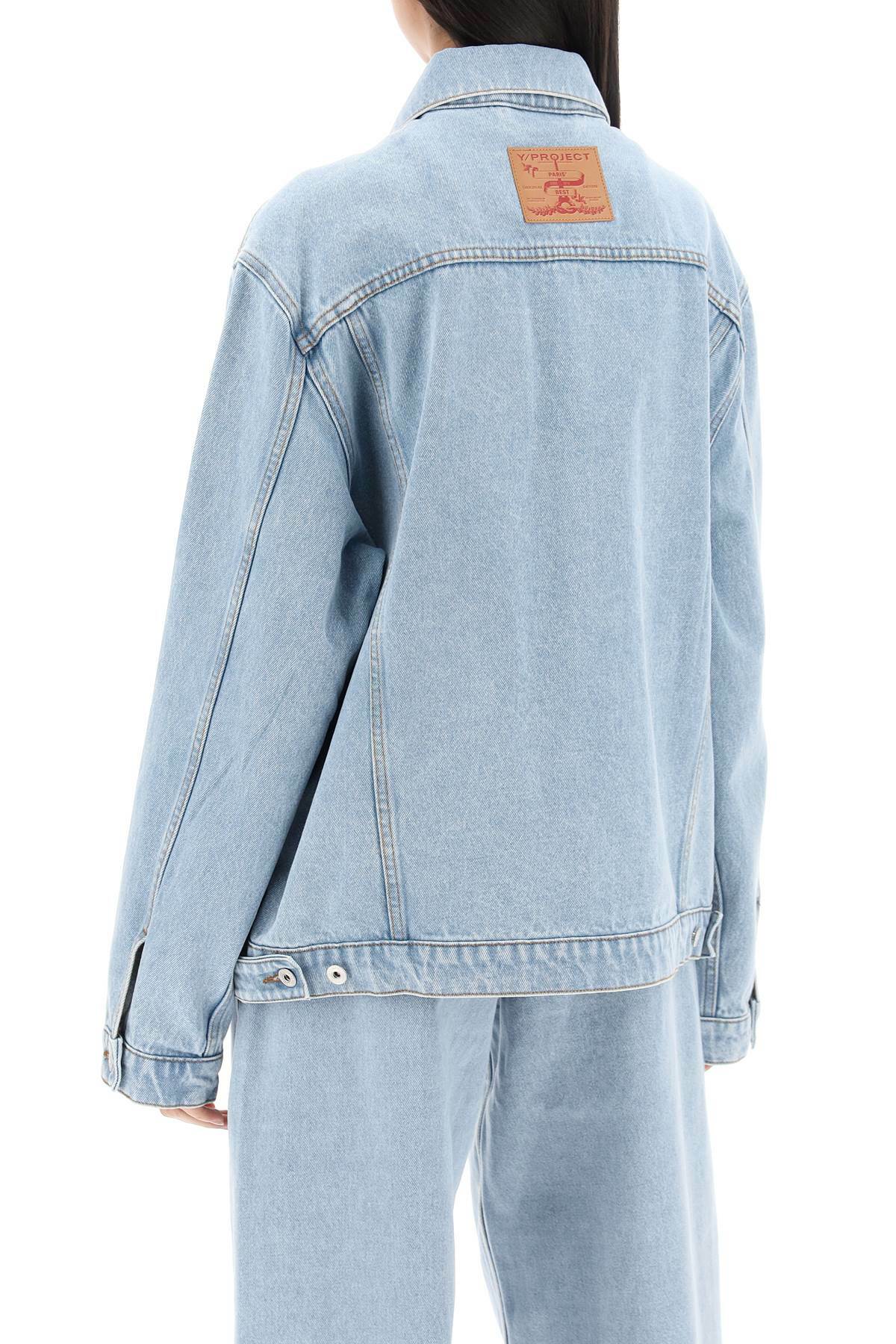 Y PROJECT denim jacket for men Light blue Y/Project