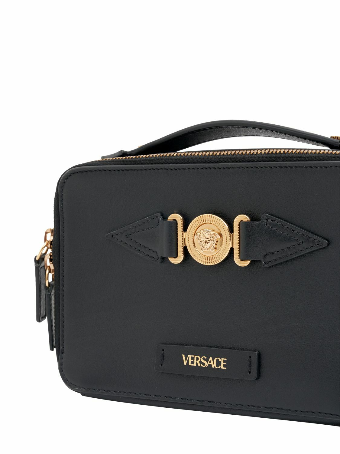 VERSACE - Medusa Small Leather Camera Bag Versace