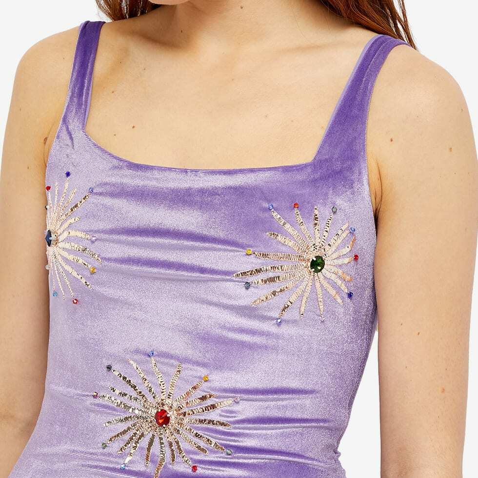 Oceanus Women's Callie Dress in Lilac Oceanus