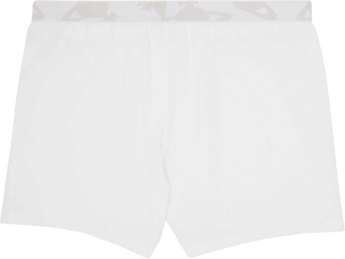 Vivienne Westwood White Organic Cotton Jersey Boxers Vivienne Westwood