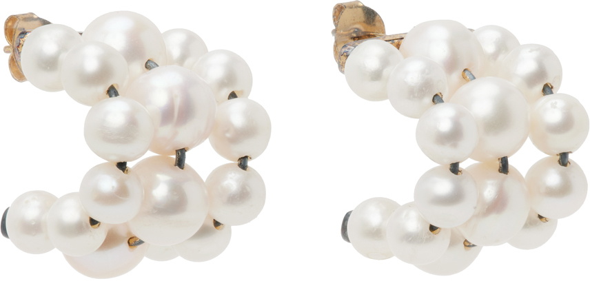 Completedworks White Bitter Butter Earrings Completedworks