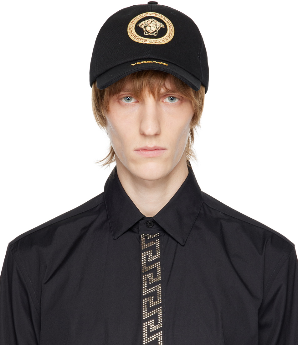 Versace Black Medusa Cap Versace