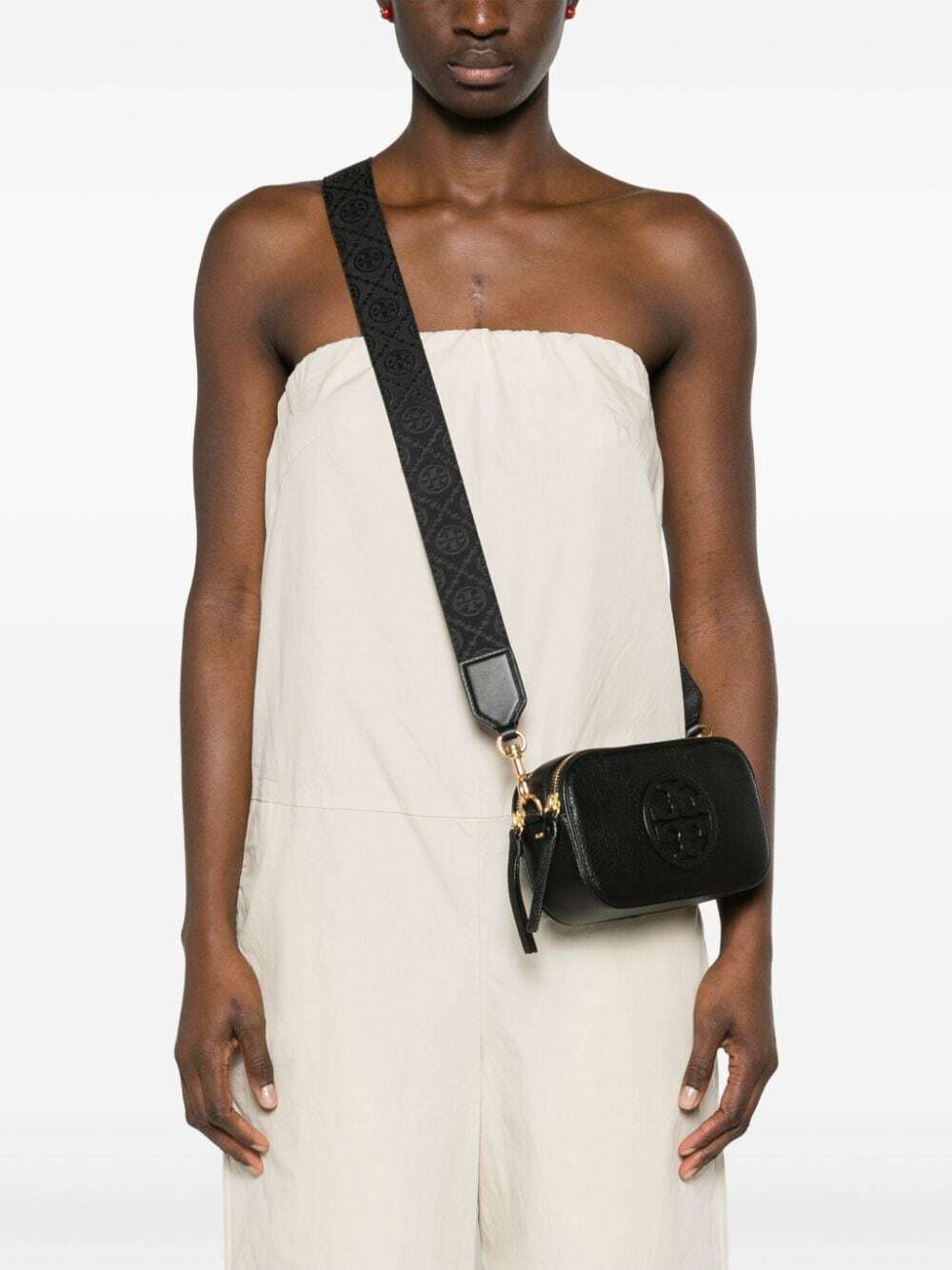 TORY BURCH - Miller Mini Leather Camera Bag Tory Burch