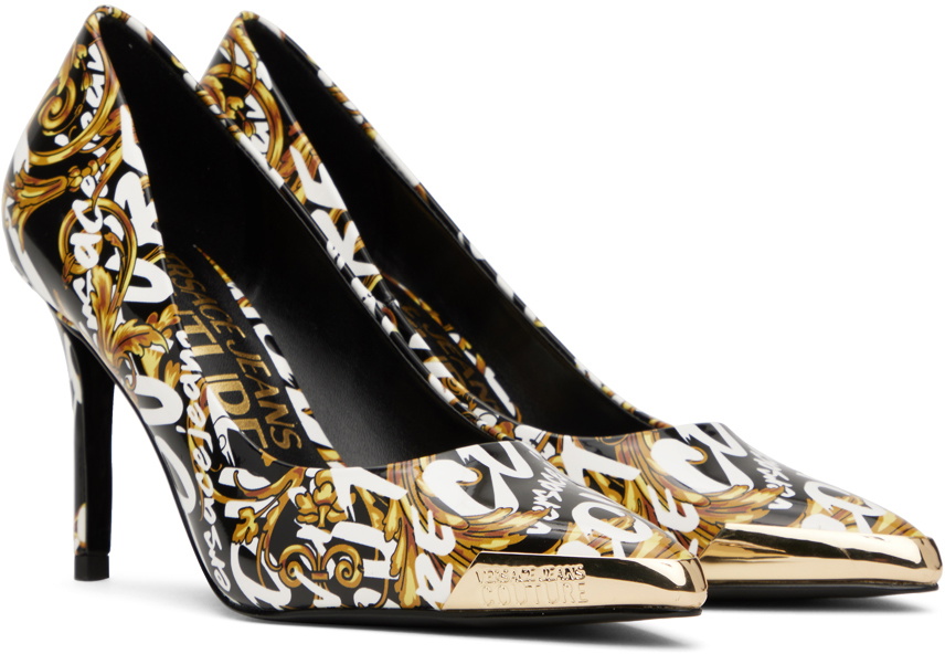 Versace Jeans Couture Black Scarlett Heels Versace