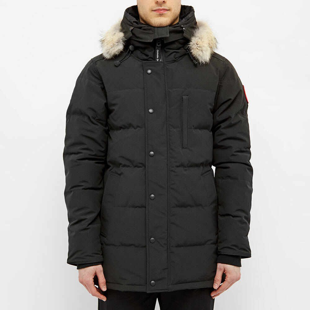 Canada Goose Men's Carson Parka Jacket in Black Canada Goose