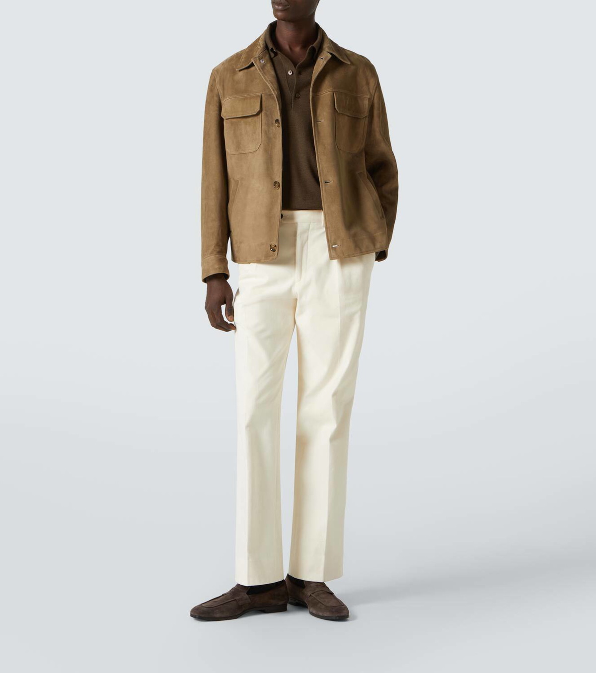 Lardini Suede leather jacket Lardini