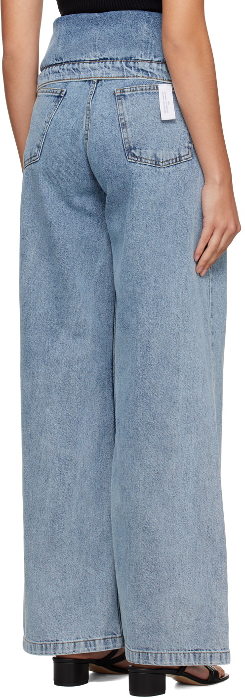 Rokh Blue Flap Jeans Rokh