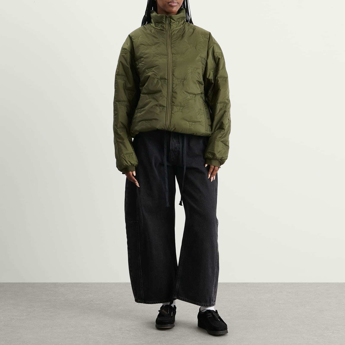 Needles Women's Filling Jacket in Olive Needles