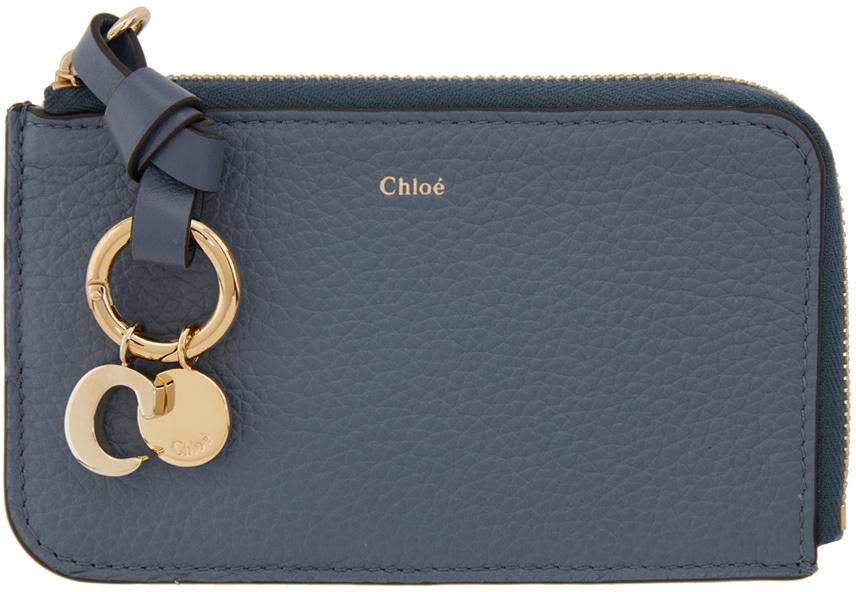 Chloé Blue Alphabet Card Holder Chloe