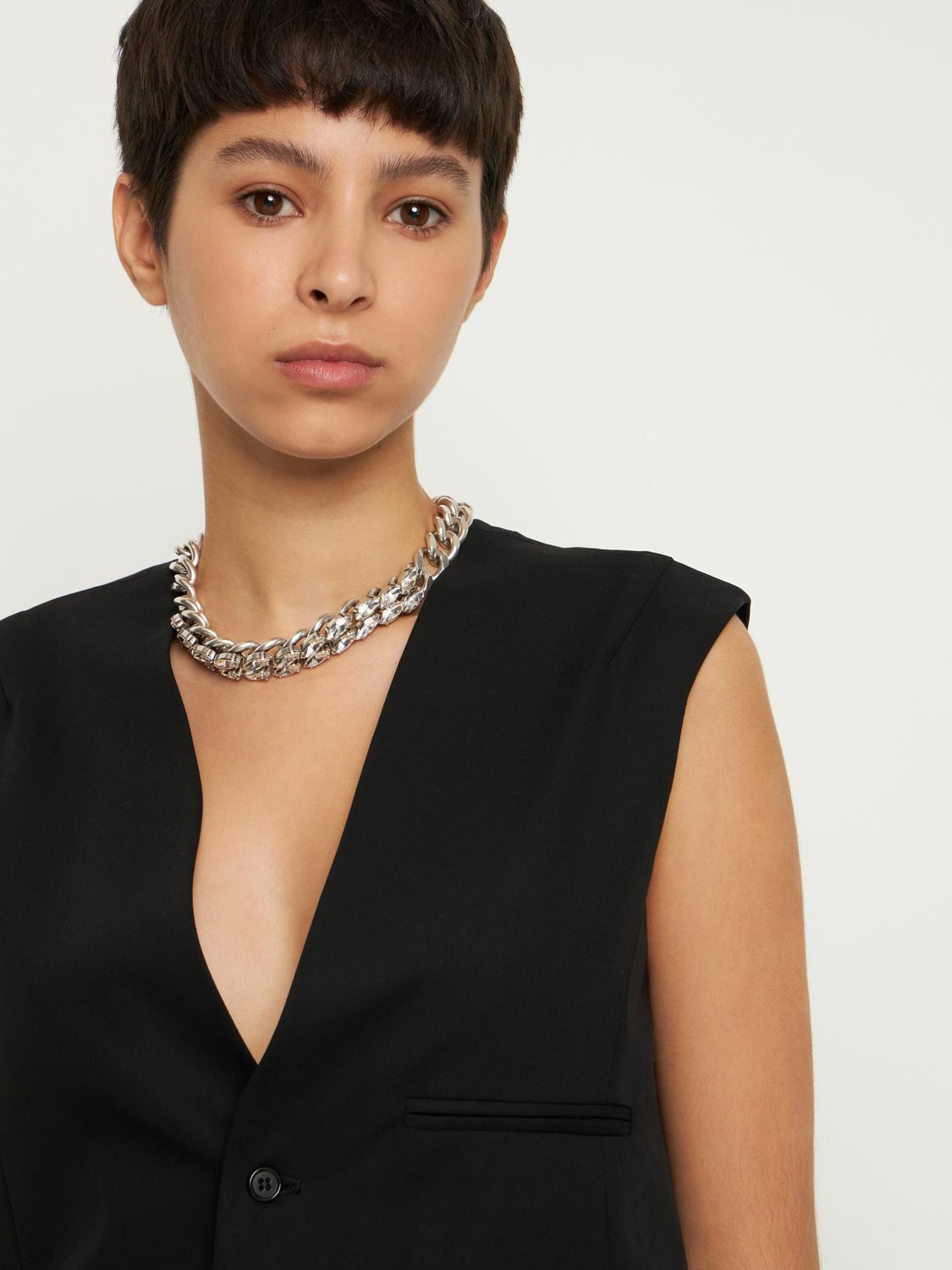 ISABEL MARANT - The Embrace Crystal Collar Necklace Isabel Marant