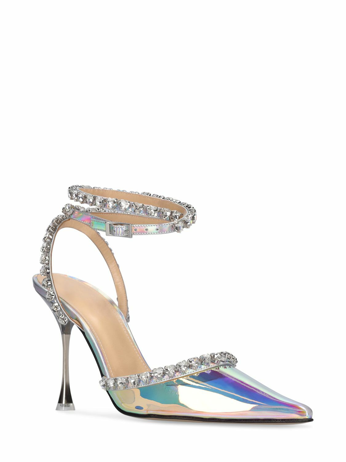 MACH & MACH - 100mm Audrey Iridescent Pvc Pumps MACH & MACH