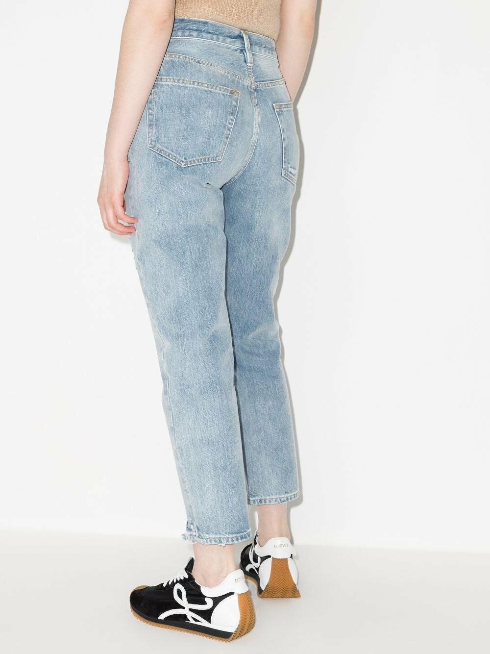 FRAME Le Original Distressed Jeans Frame Denim