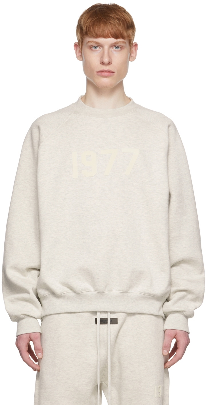 Essentials Off-White Cotton Sweatshirt Essentials