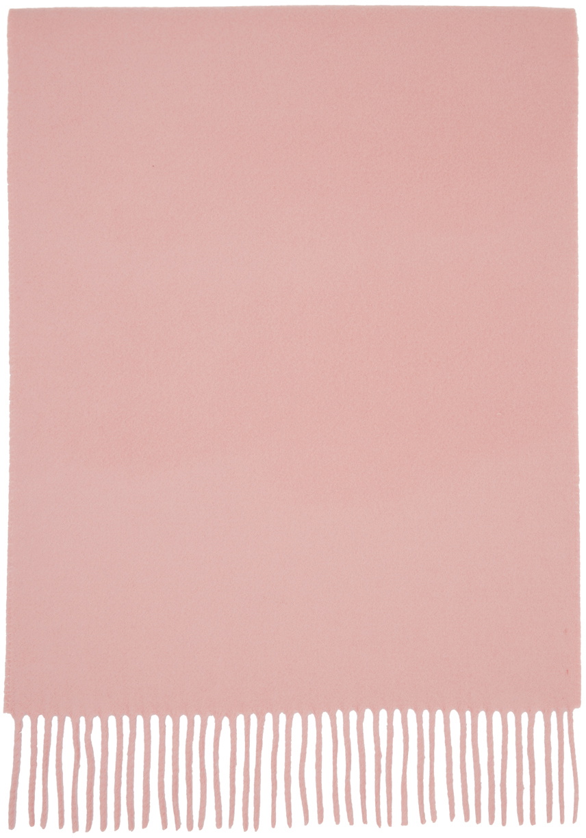 Acne Studios Pink Fringe Scarf Acne Studios