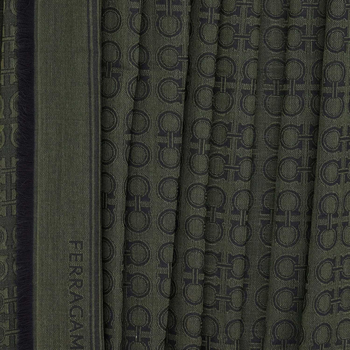 Ferragamo Wool And Silk Scarf Salvatore Ferragamo