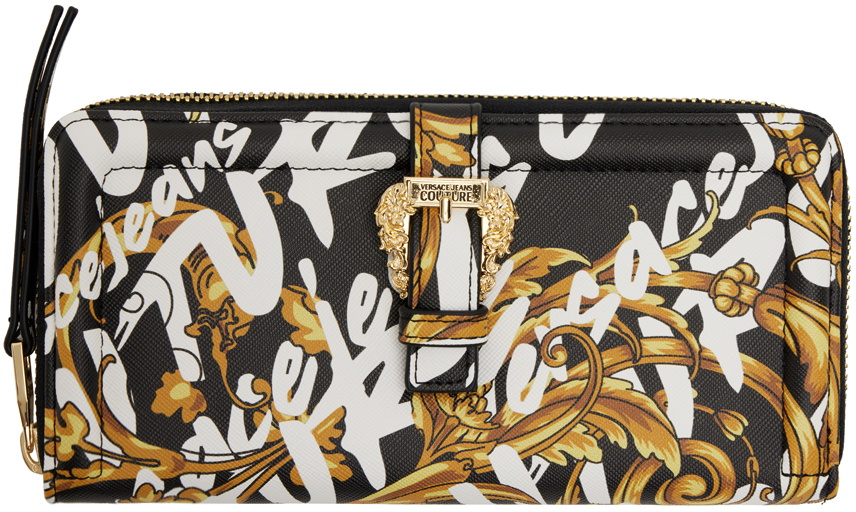 Versace Jeans Couture Black Couture1 Baroque Wallet Versace