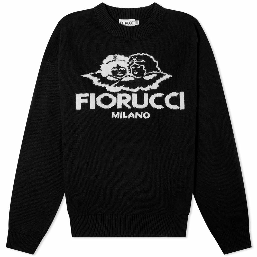 Fiorucci Women's Milano Angels Knit Jumper in Black Fiorucci