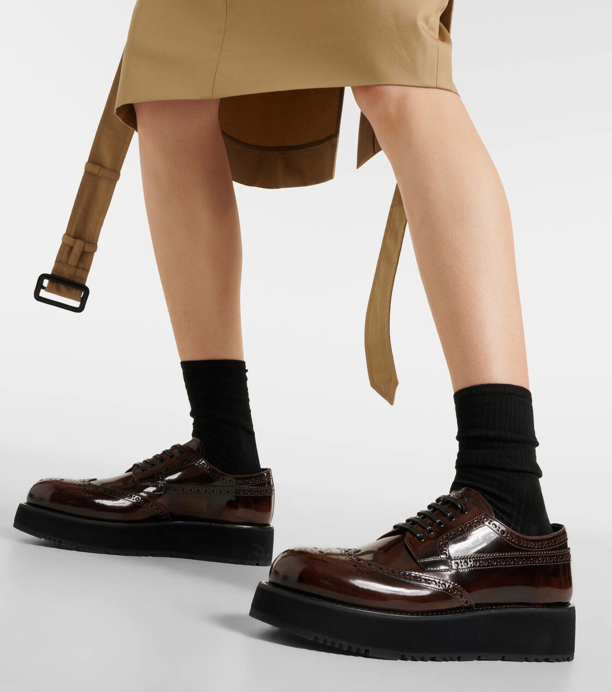 Prada Leather brogues Prada