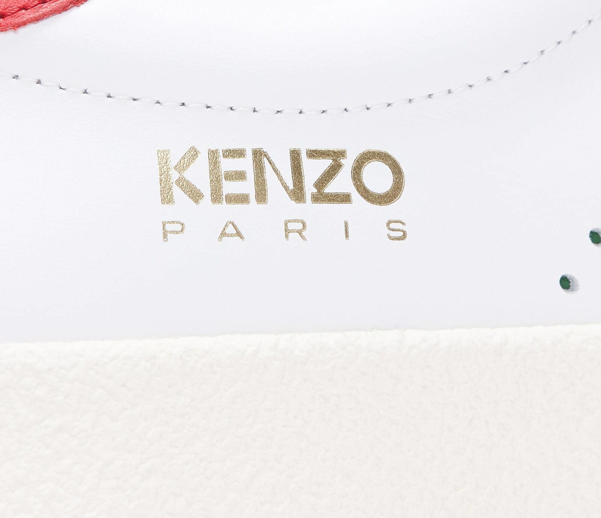 Kenzo Leather Logo Sneakers Kenzo