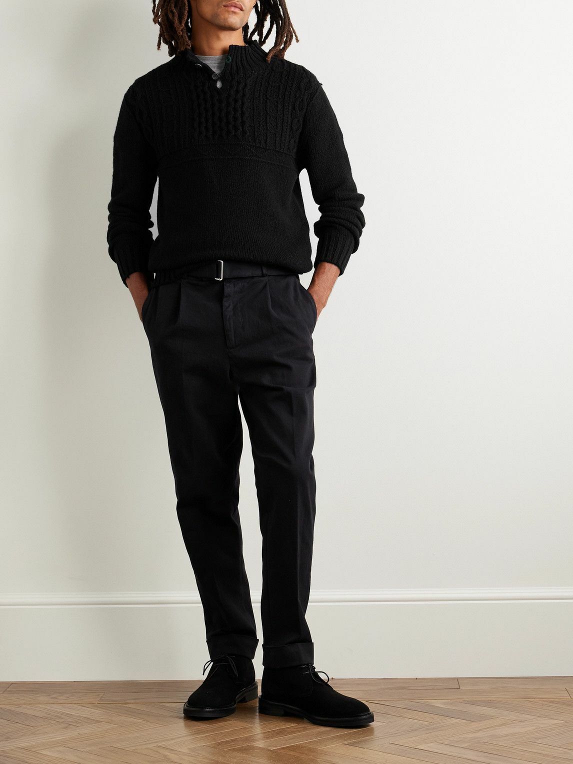 Inis Meáin - Máirtín Beag Galánta Merino Wool and Cashmere-Blend ...