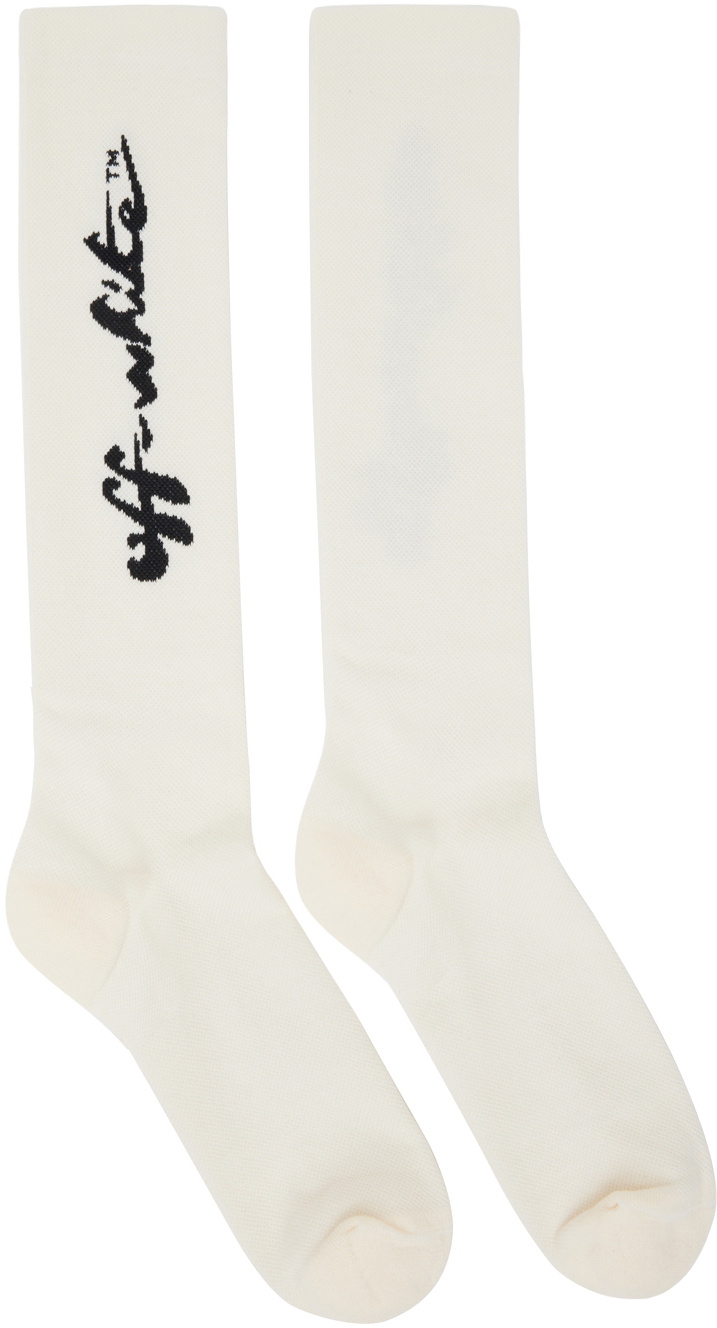 Off-White Off-White Script Logo Socks Off-White