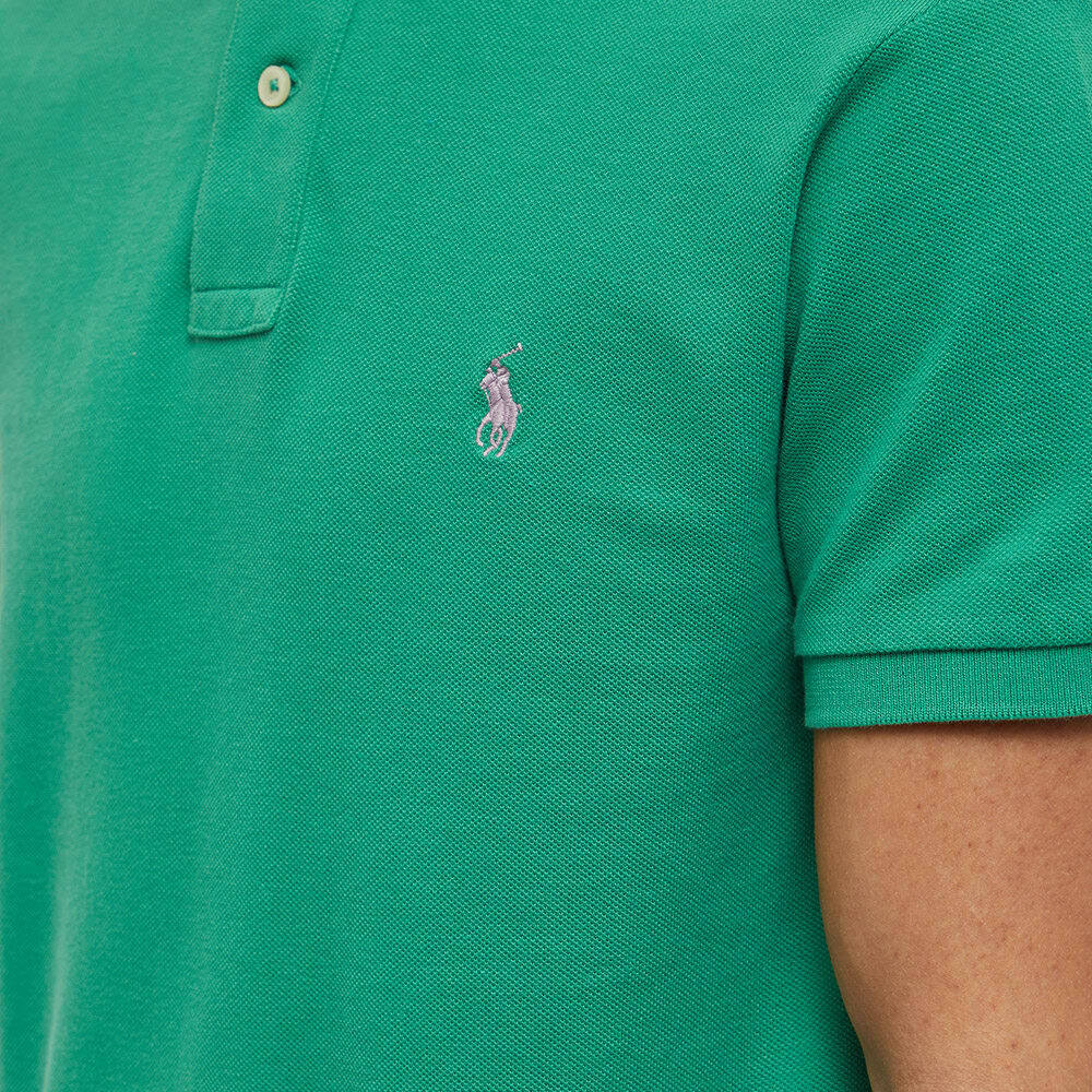Polo Ralph Lauren Men's Slim Fit Polo Shirt in Raft Green Polo Ralph Lauren