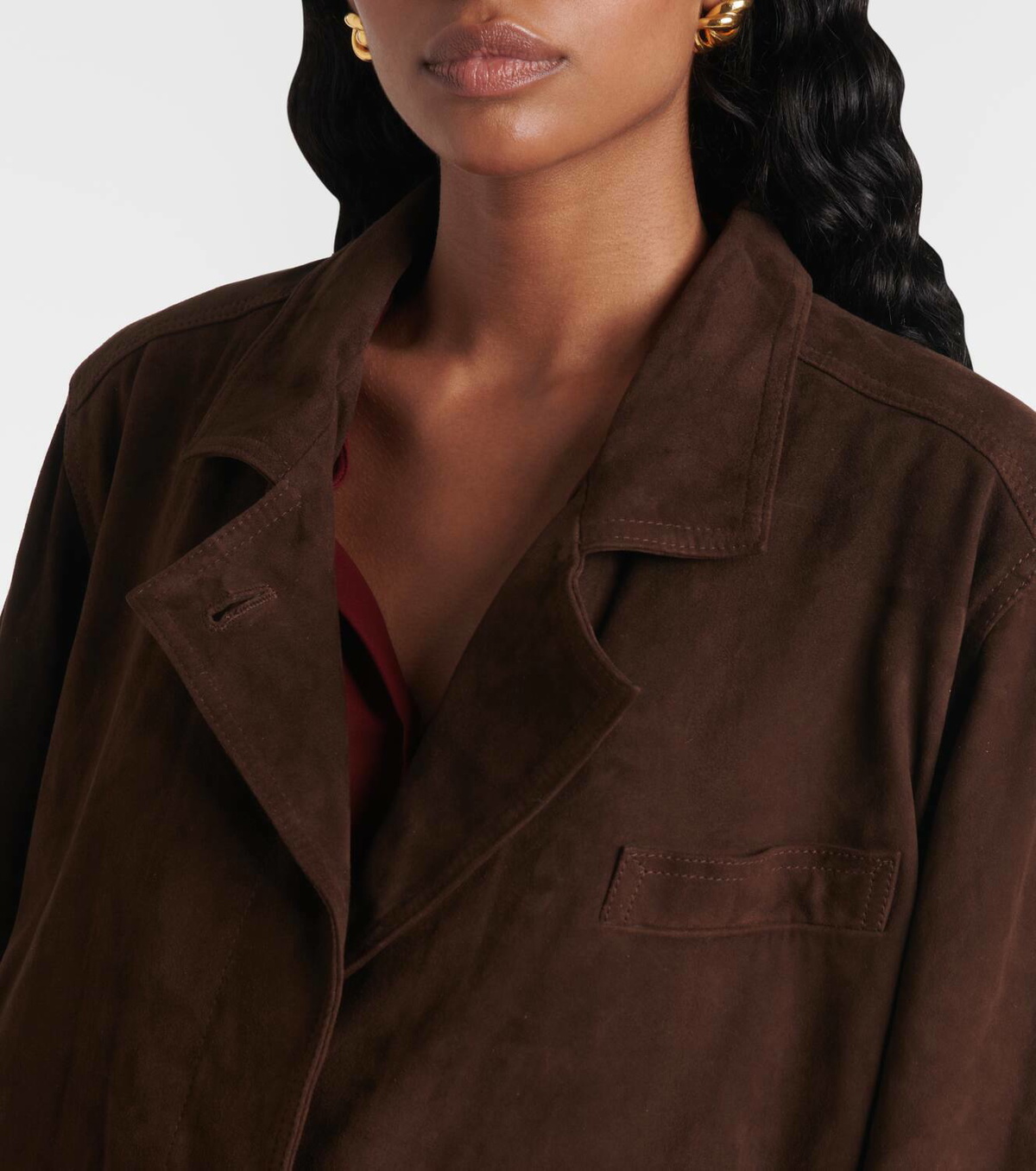 Blazé Milano Cleo suede bomber jacket Blaze Milano