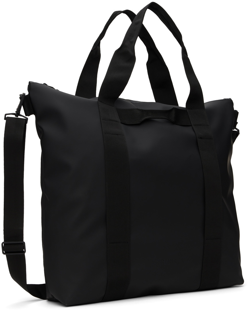 RAINS Black Waterproof Tote Rains
