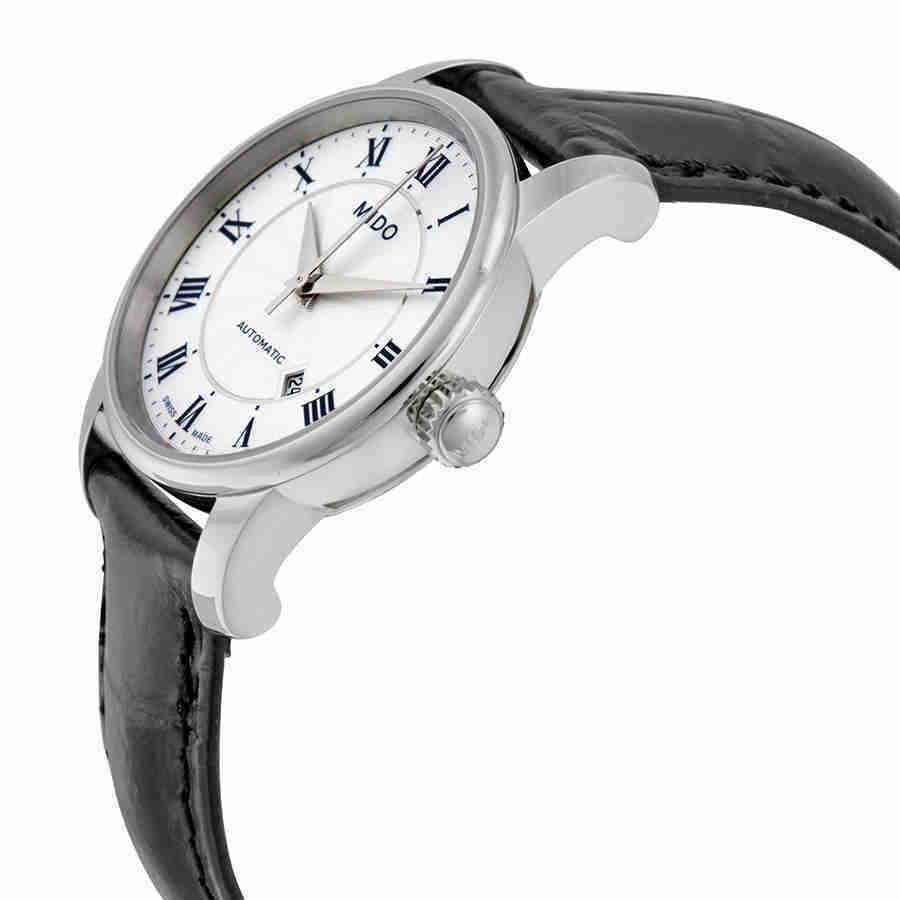 Mido Baroncelli II Automatic Silver Dial Ladies Watch M7600.4.21.4 Mido