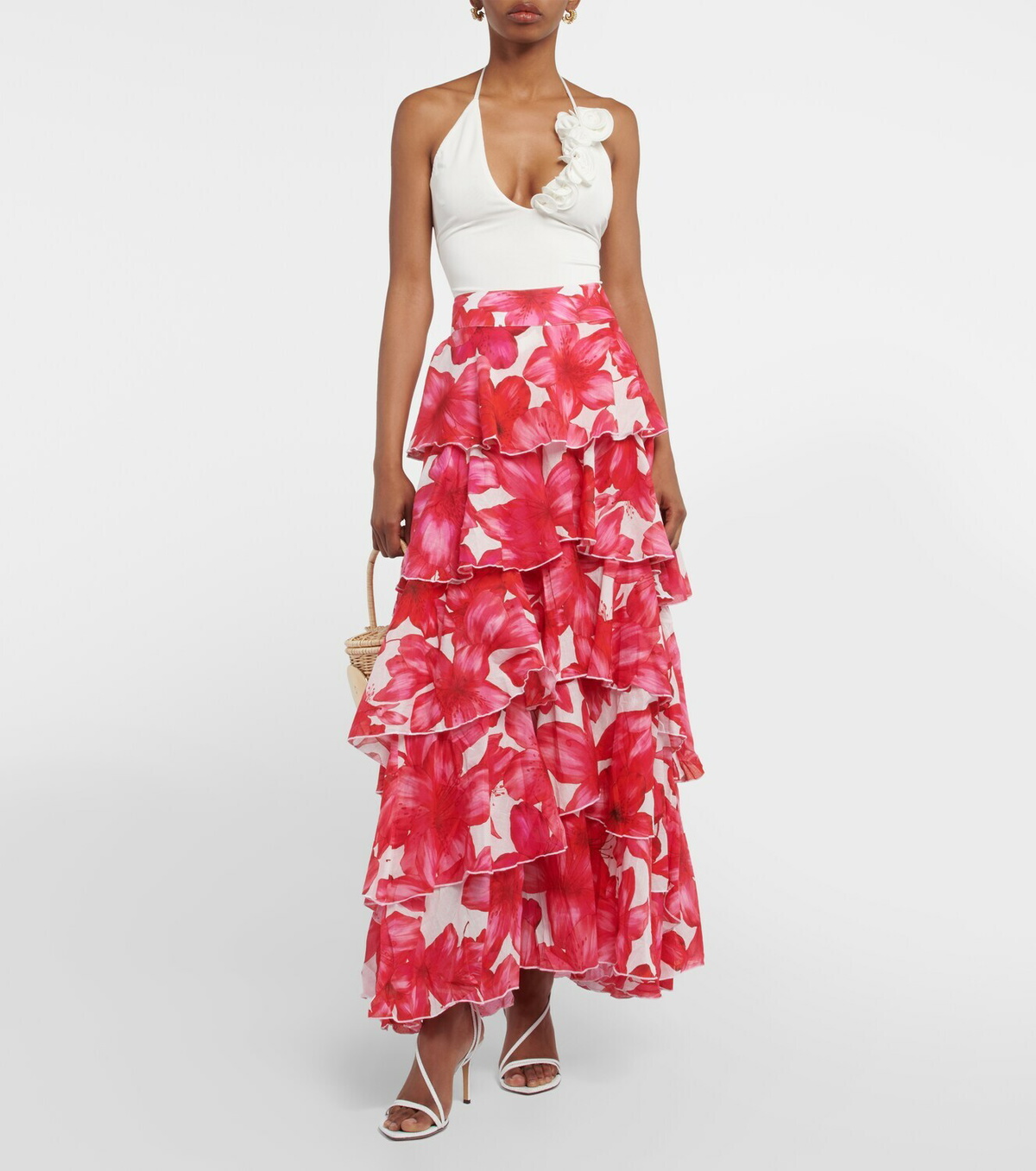 Alexandra Miro Cordelia floral cotton maxi skirt Alexandra Miro