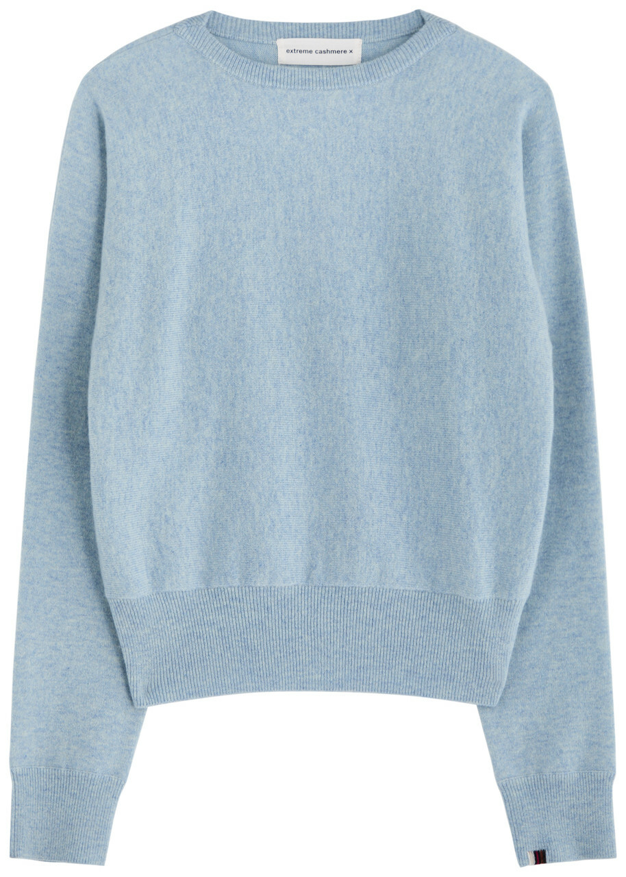Extreme Cashmere N°382 Belle Cashmere-blend Jumper - Light Blue - One ...