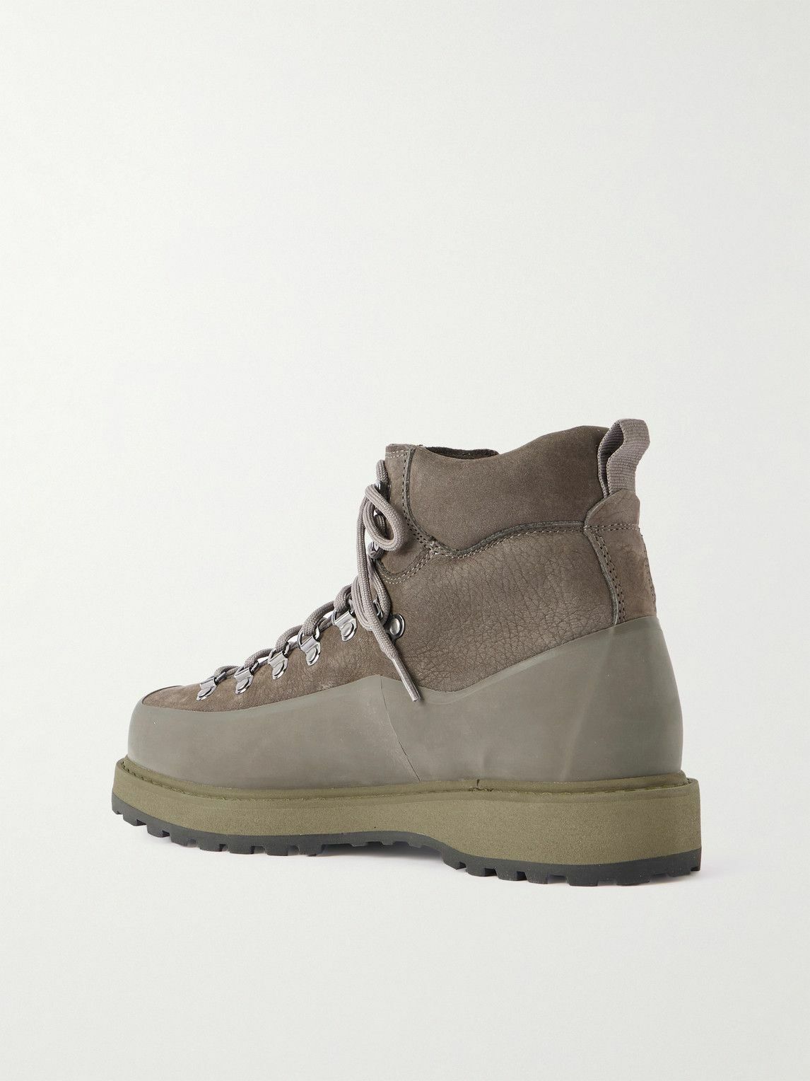 Diemme - Roccia Vet Rubber-Trimmed Full-Grain Leather Hiking Boots ...