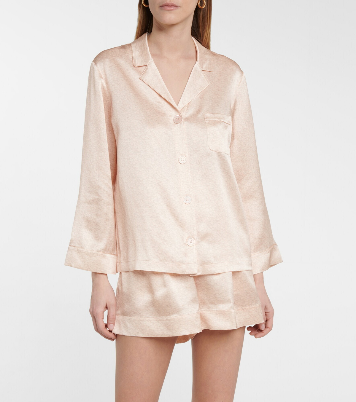 Eres - Lettre silk satin blouse ERES