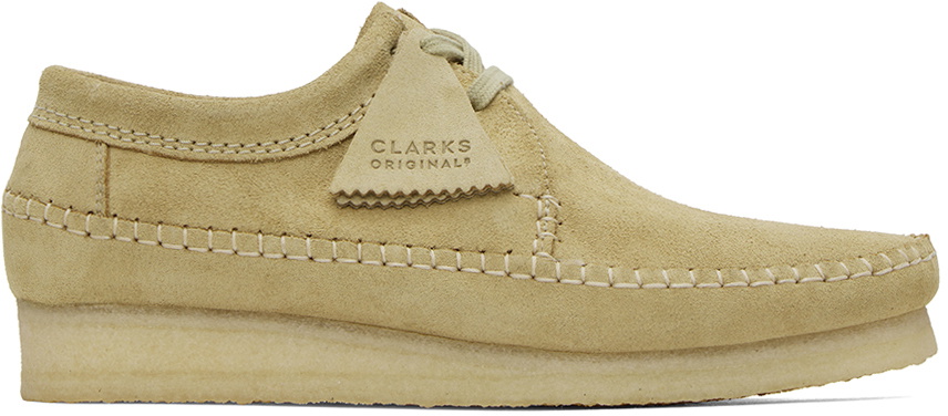 Clarks Originals Beige Weaver Derbys Clarks Originals