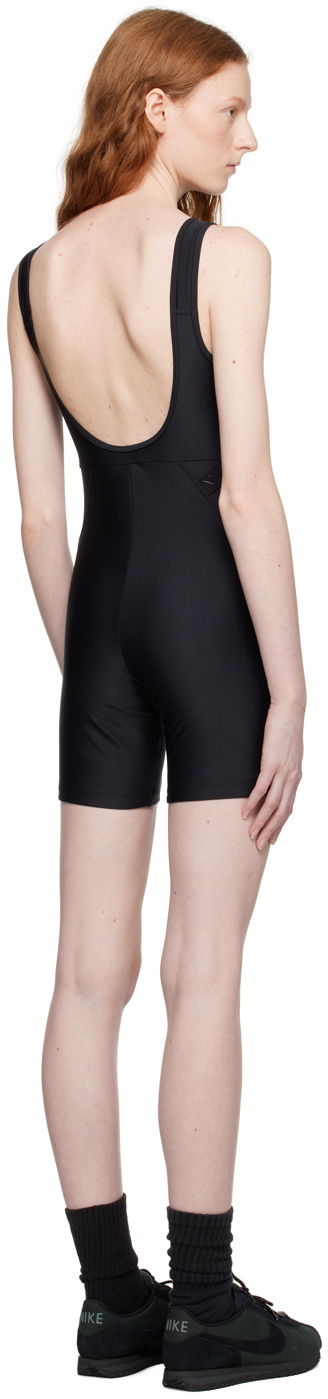 Nike Black Paneled One Piece Swimsuit Nike