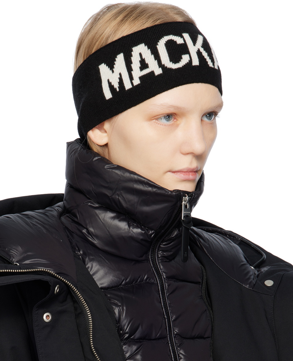 Mackage Black Zev Headband Mackage