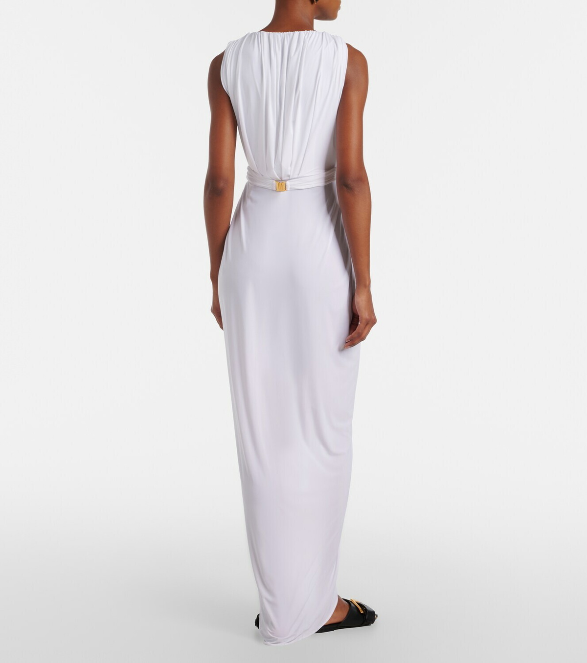Balmain Embellished jersey maxi dress Balmain