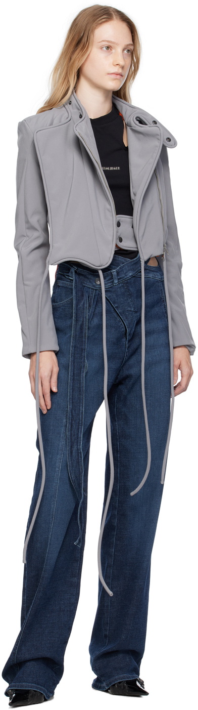 Ottolinger Gray Extended Trim Jacket Ottolinger