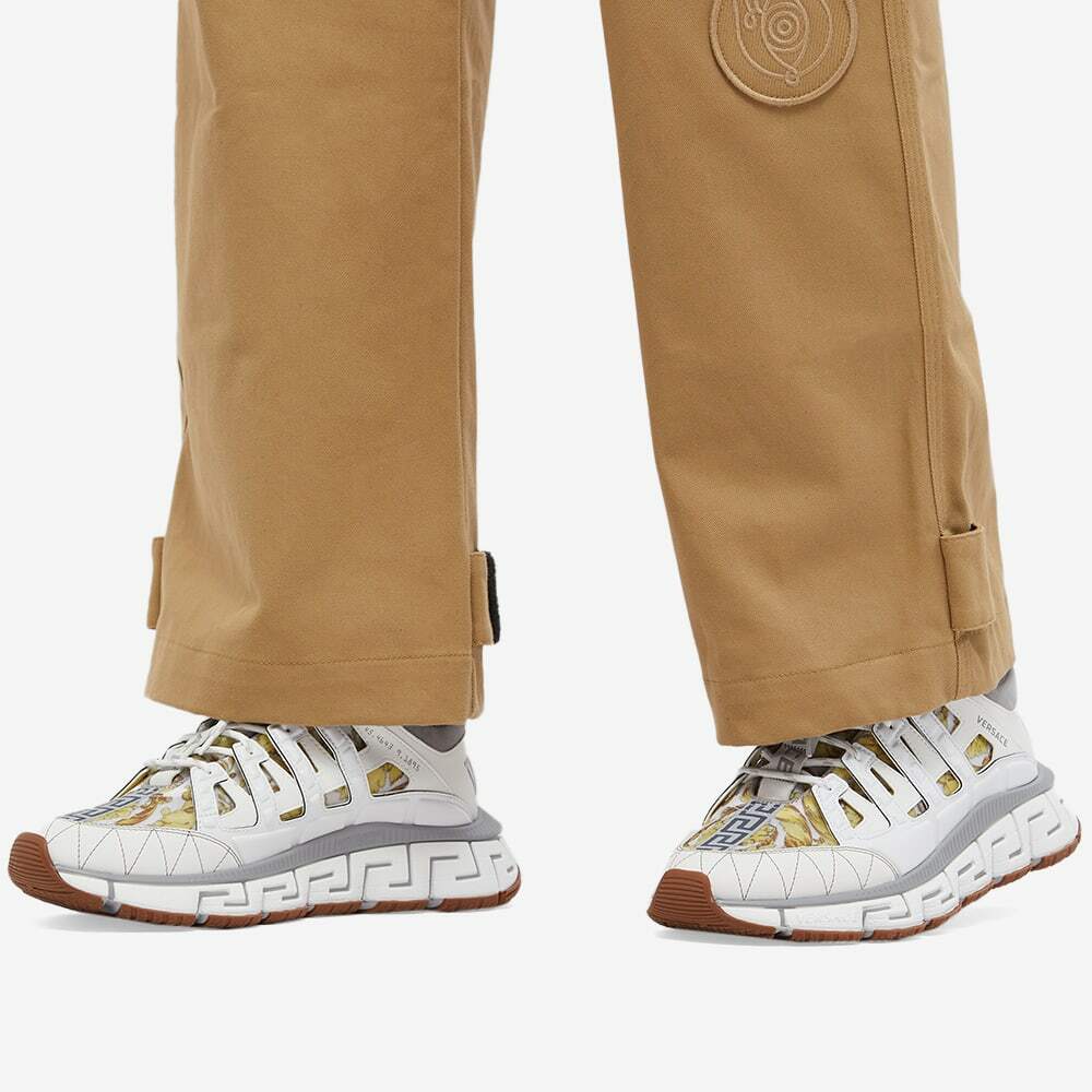 Versace Men's Chain Reaction Sneakers in White Versace