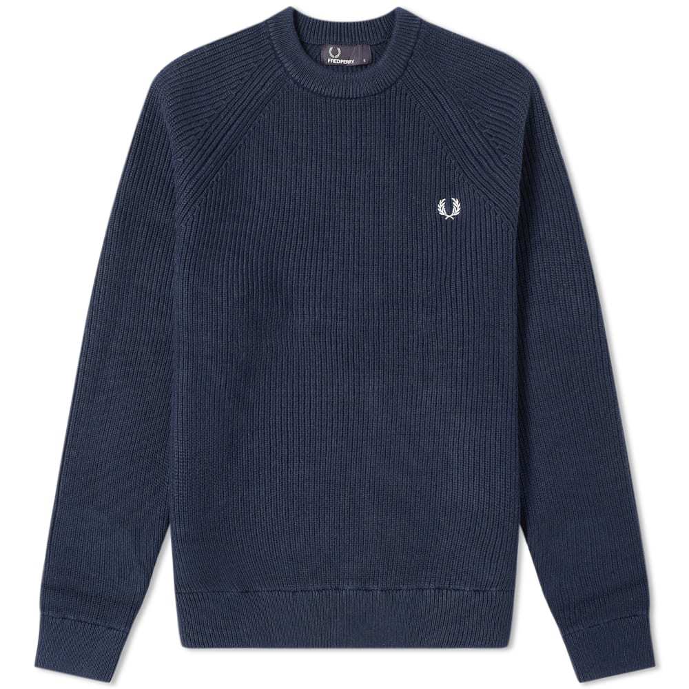 Fred Perry Ribbed Crew Knit Fred Perry