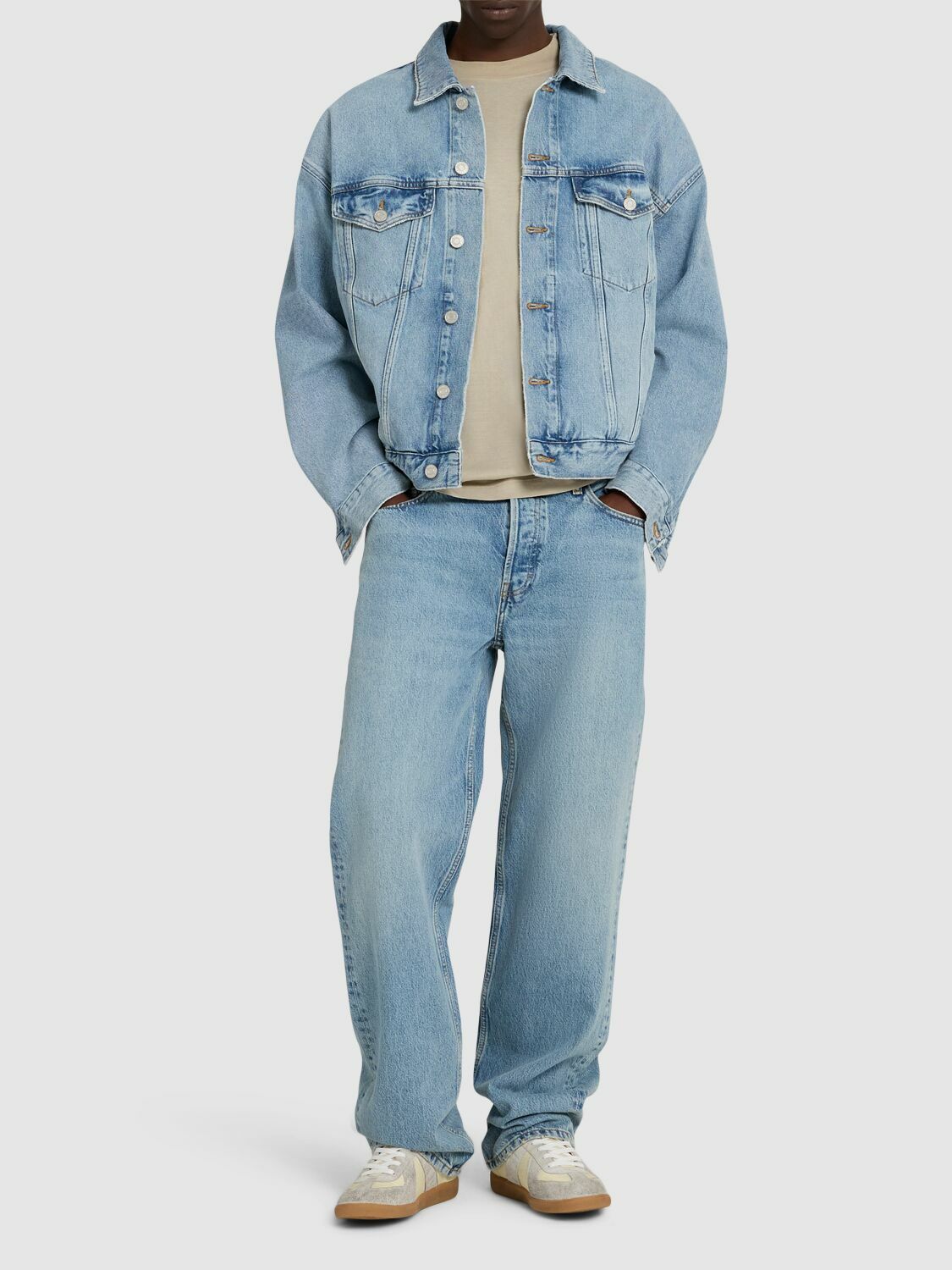 FRAME Relaxed Cotton Denim Jeans Frame Denim