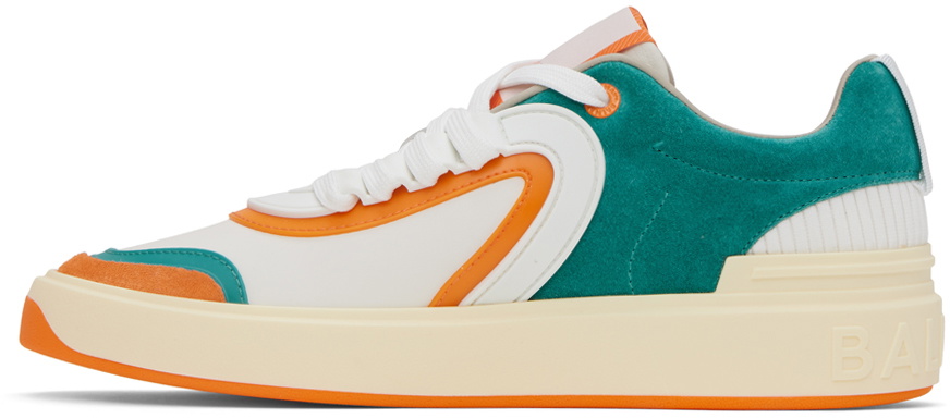 Balmain White B-Skate Sneakers Balmain