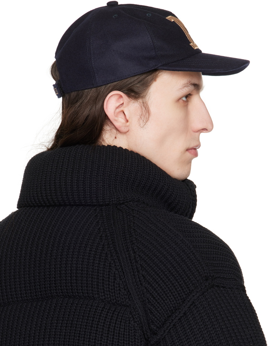 Moncler Navy Monogram Cap Moncler