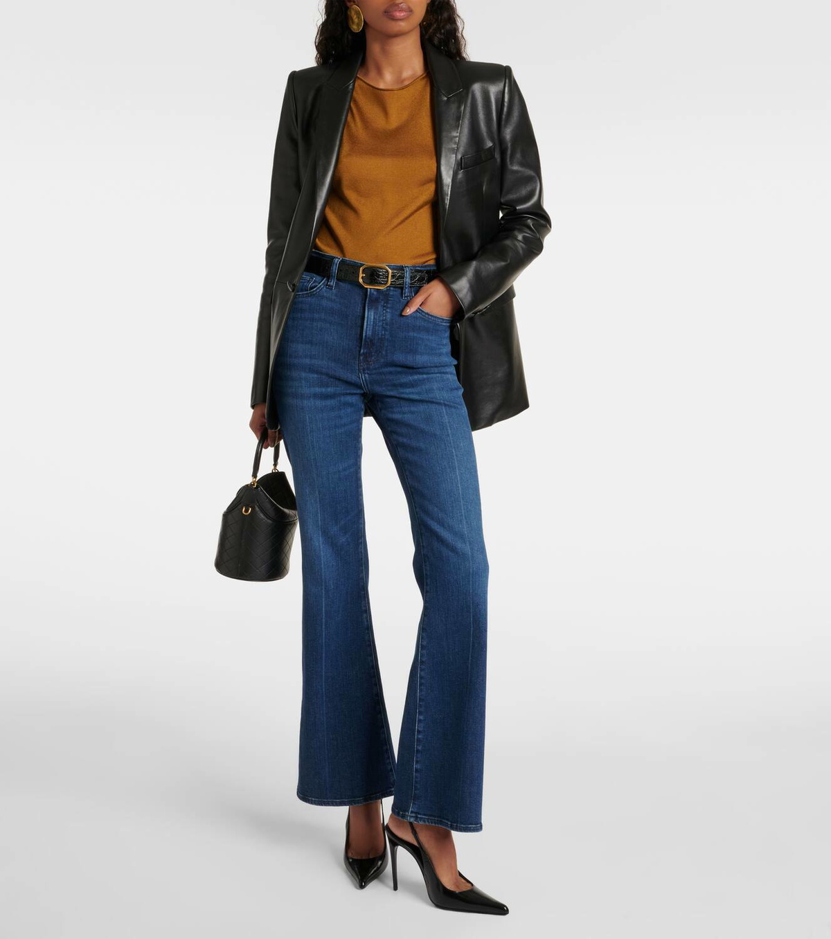 Frame Le Easy Flare high-rise flared jeans Frame Denim