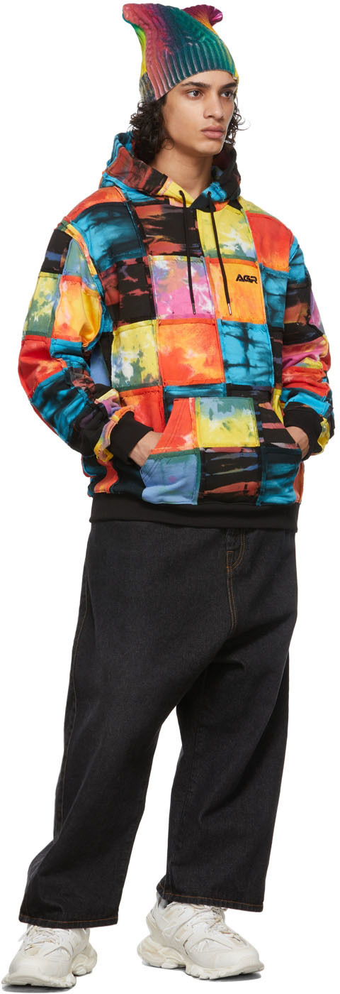 AGR Multicolor Patchwork Hoodie AGR