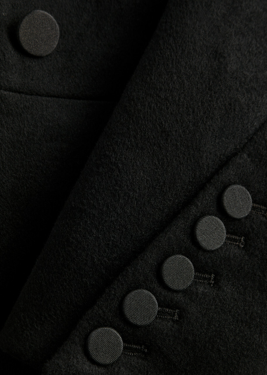 Paige Queens Wool-blend Coat Black Paige